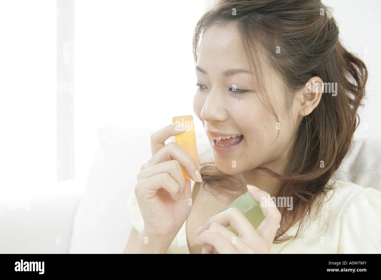 Smelling soap bars hi-res stock photography and images - Alamy
