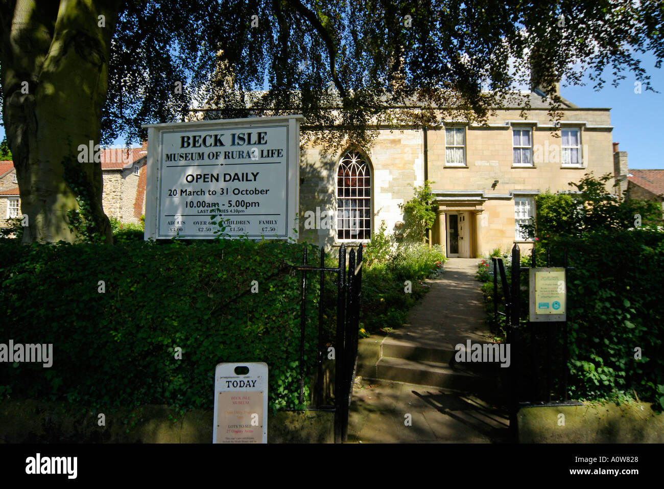 Beck Isle Museum of Rural Life pickering North Yorkshire Stock Photo ...