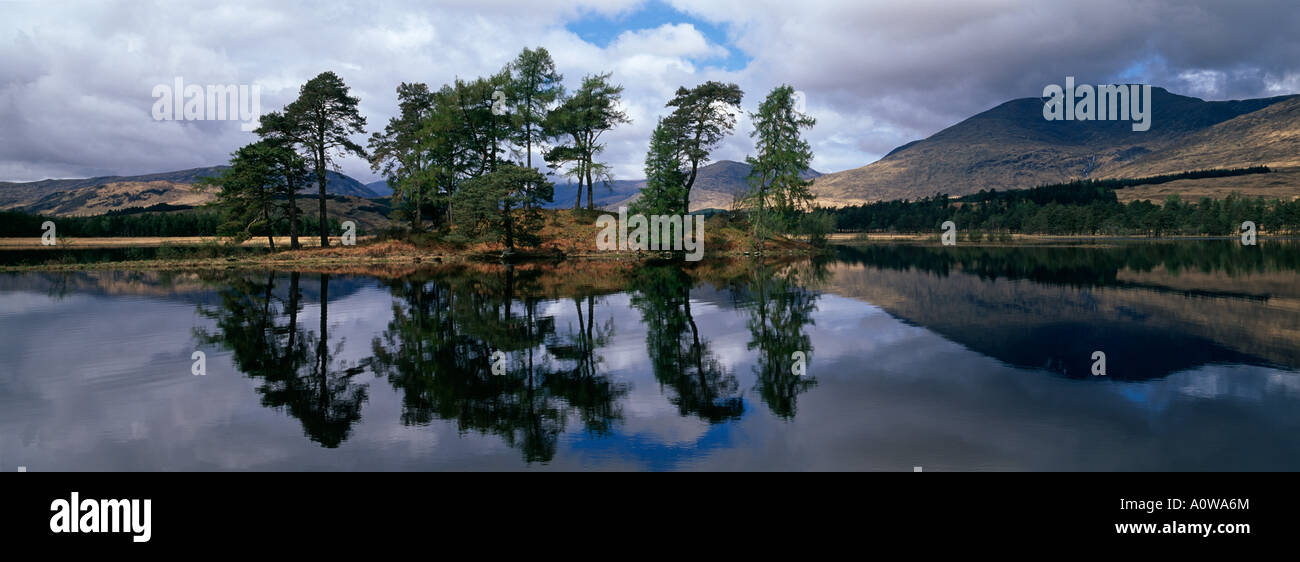 Loch Tulla Reflections, Scotland Stock Photo - Alamy