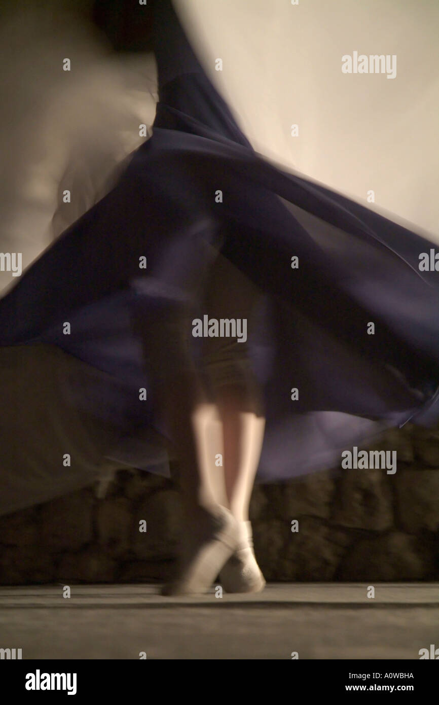 Blurred Body Of A Dancer Stock Photo - Alamy