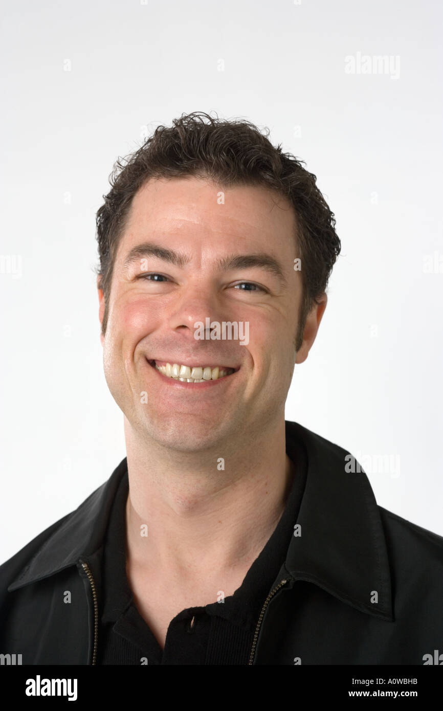 White caucasian man, plain background hi-res stock photography and ...