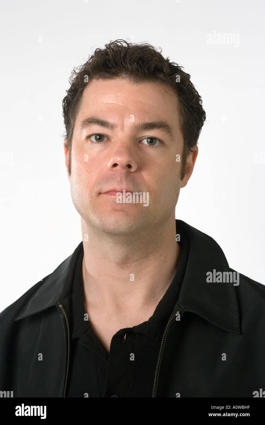 Portrait Caucasian man Stock Photo - Alamy