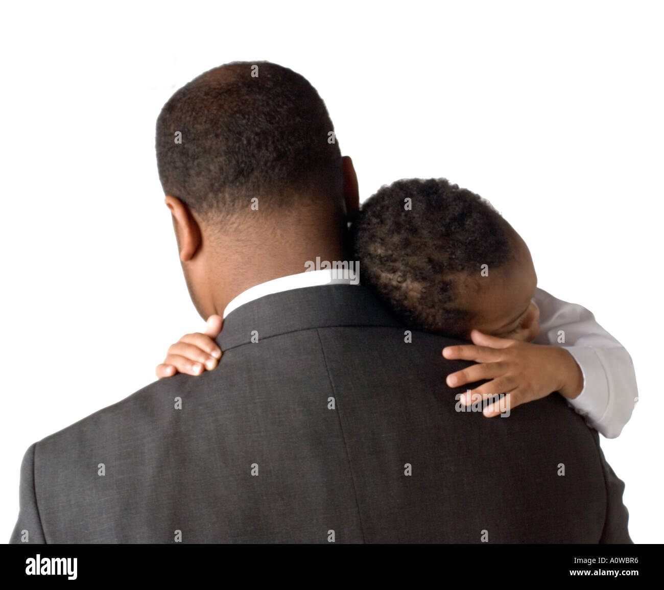 Portrait African American father and son Stock Photo - Alamy