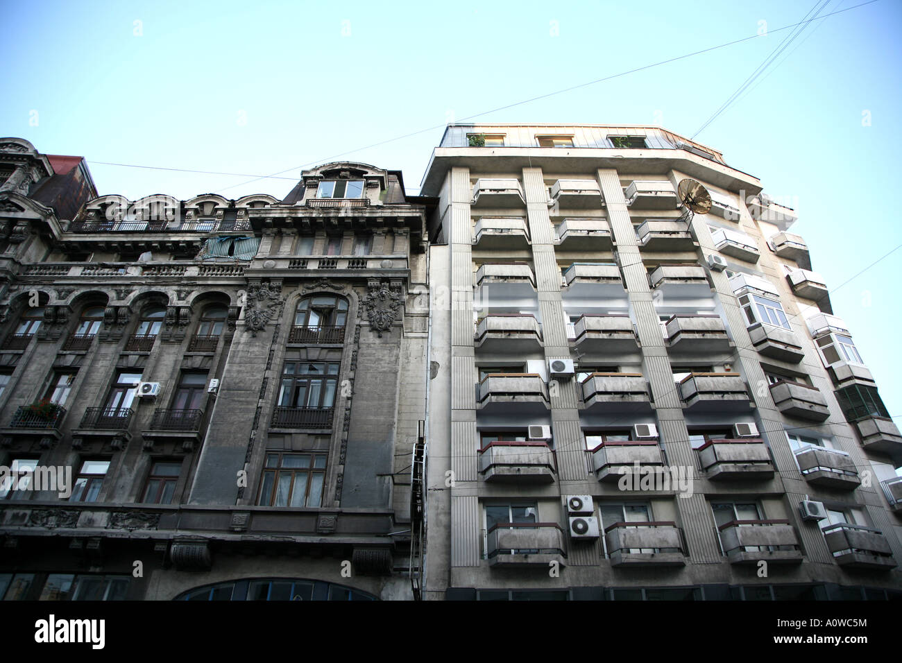 Soviet buildings, Bucharest. Romania Stock Photo: 269514945 - Alamy