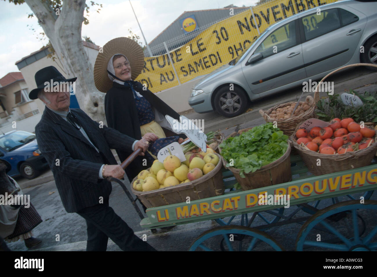 Provence Istres People In Traditional Provencal Costume During A Parade ...