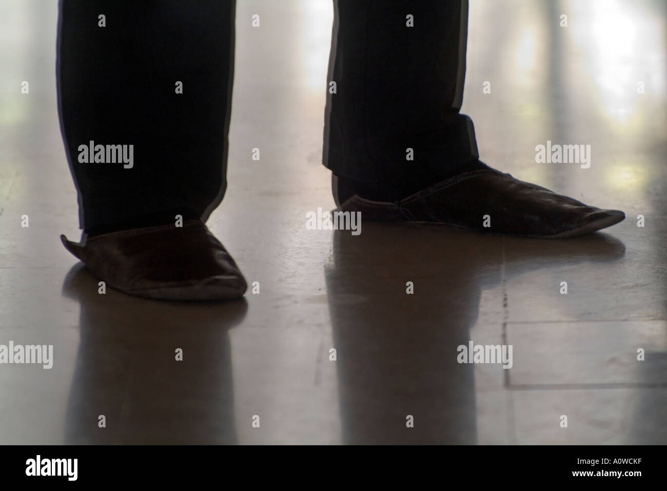 Low section view of a man s feet Stock Photo - Alamy
