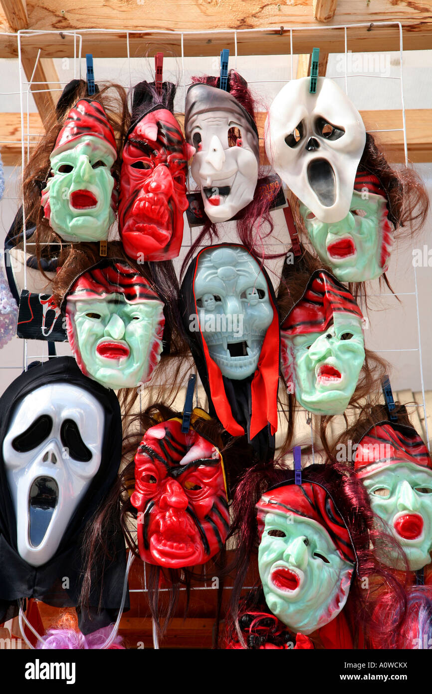 Masks Bran Castle Romania Stock Photo - Alamy