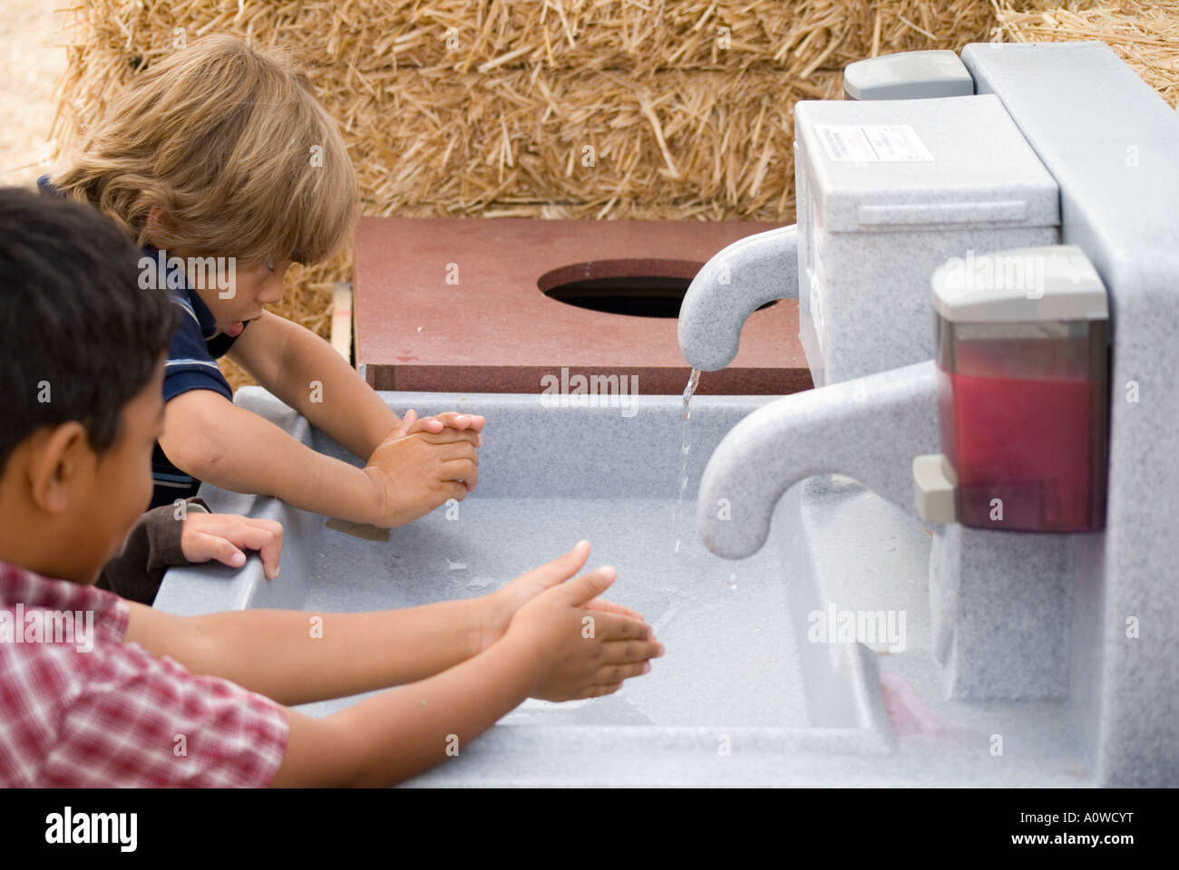 Child Washing Hands Ethnic High Resolution Stock Photography and Images ...