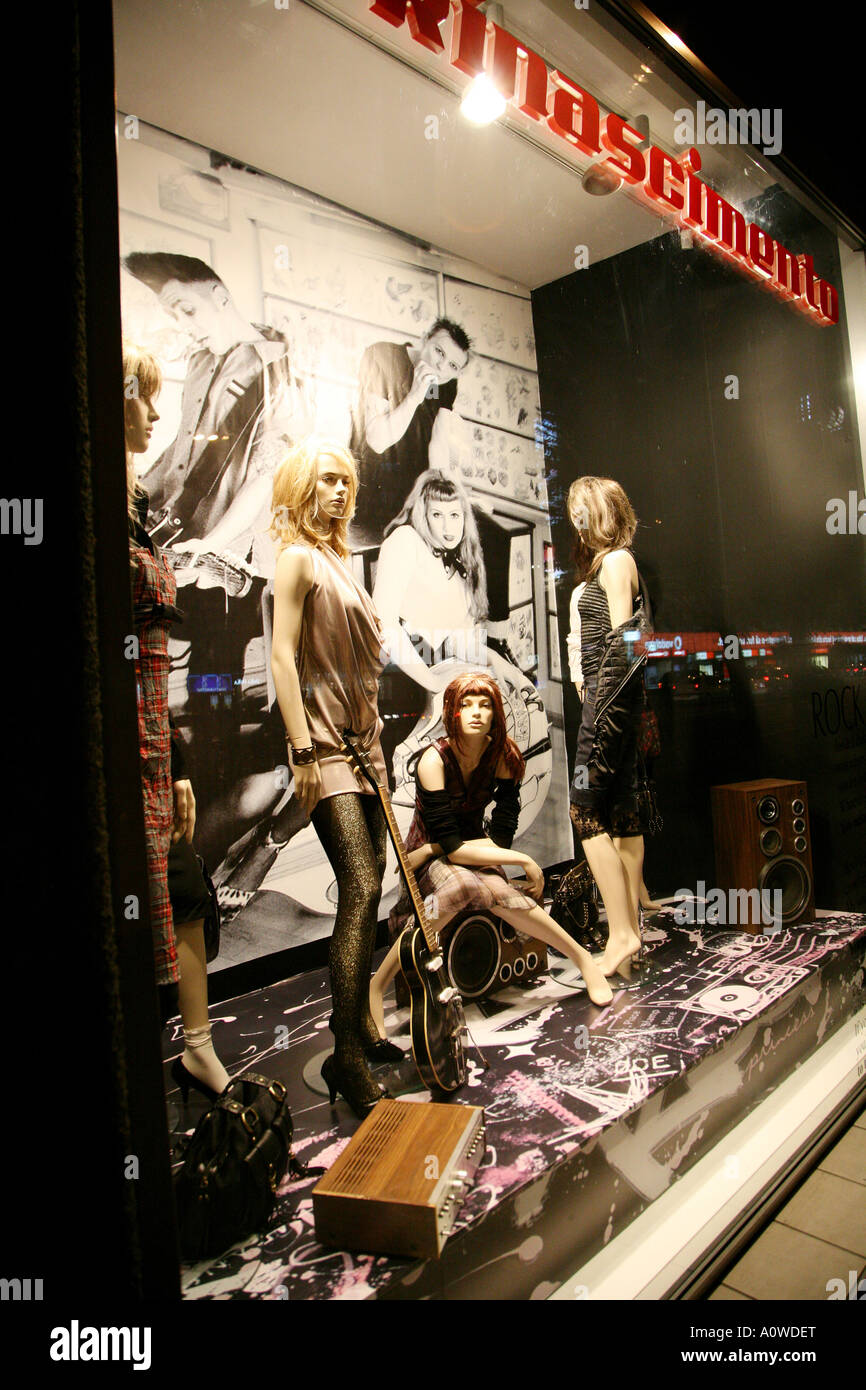 Shop display Bucharest Romania Stock Photo - Alamy