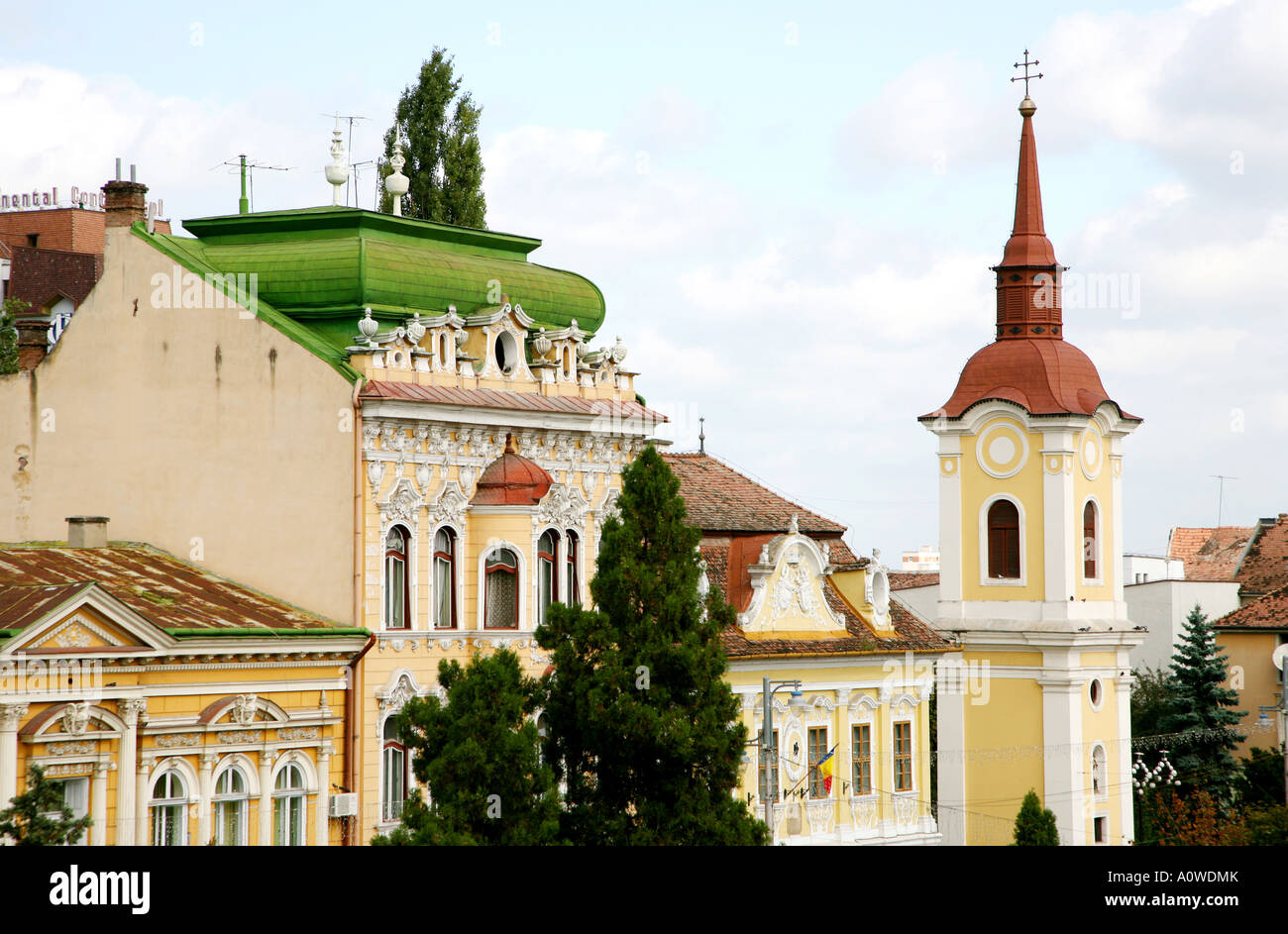 Buildings Tirgu Mures Romania Stock Photo - Alamy