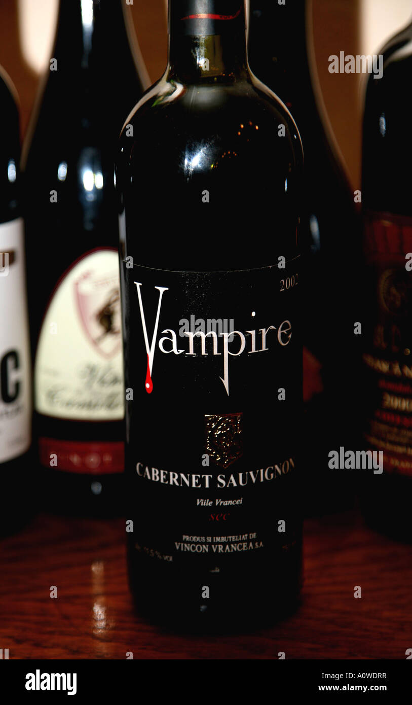 Vampire wine Transylvania Stock Photo - Alamy