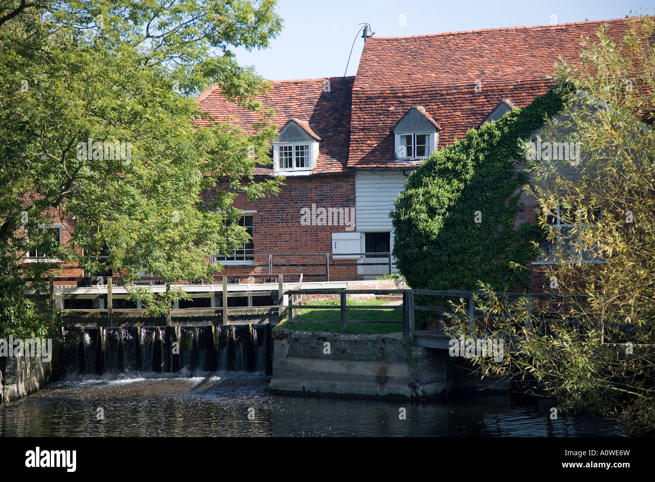 Flatford Mill, in John Constable country, Suffolk Stock Photo - Alamy