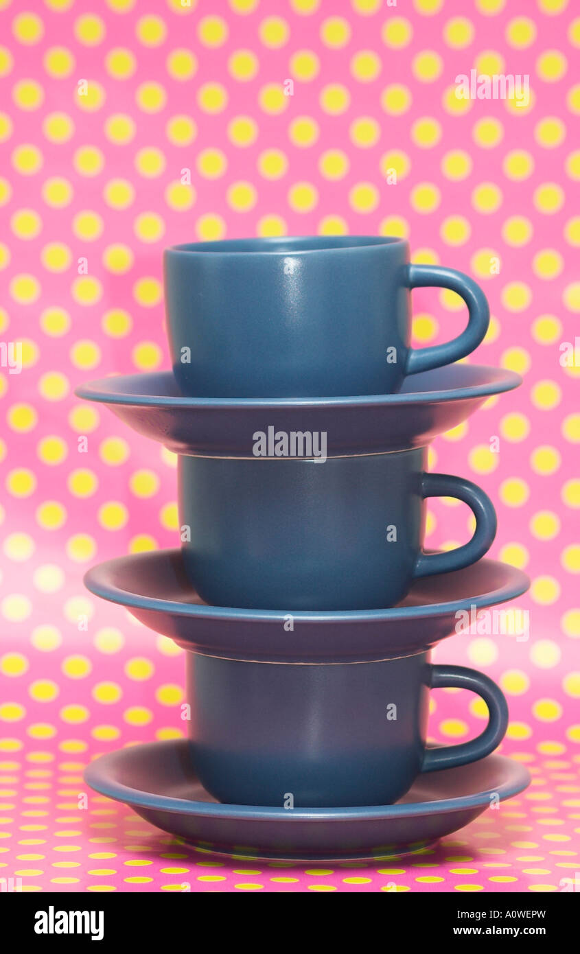 Stack of coffee cups Stock Photo - Alamy