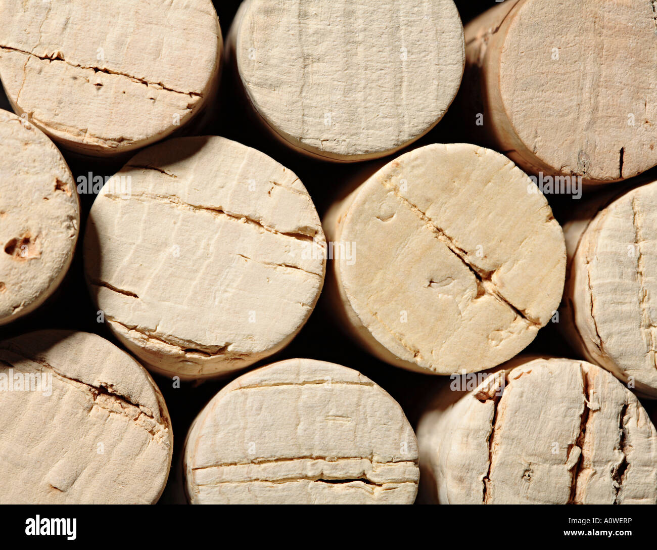 Wine corks full frame close up Stock Photo - Alamy