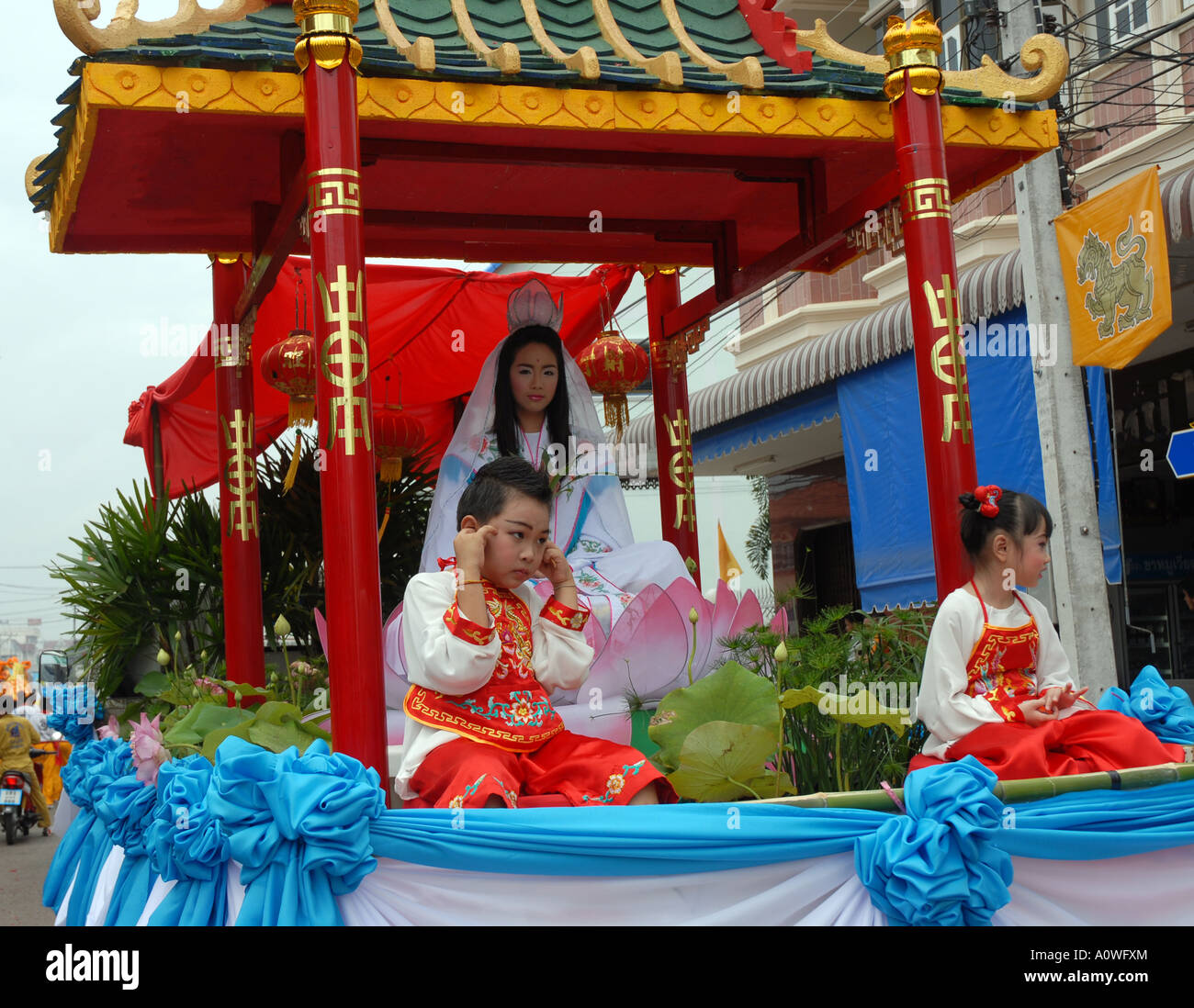 Chinese celebration, Nong Khai, Thailand Stock Photo - Alamy