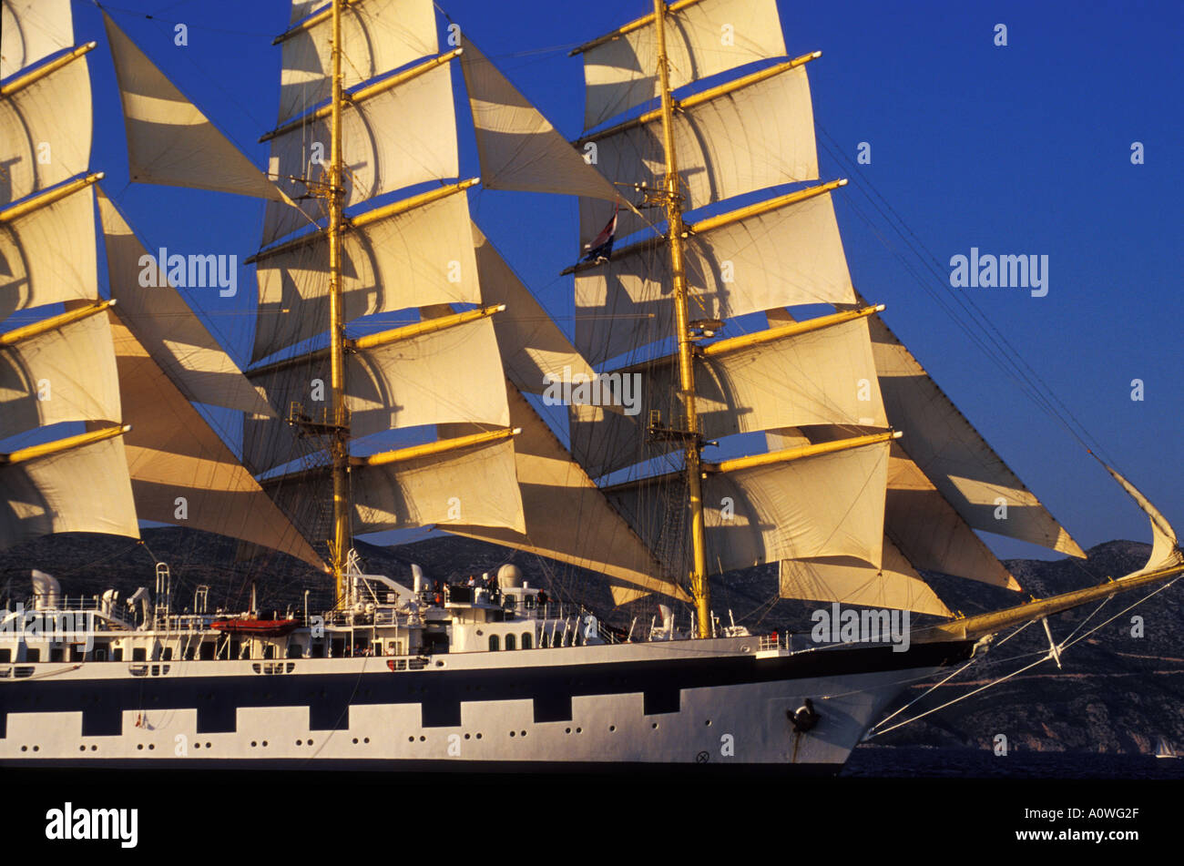 Royal Clipper cruise ship Stock Photo - Alamy