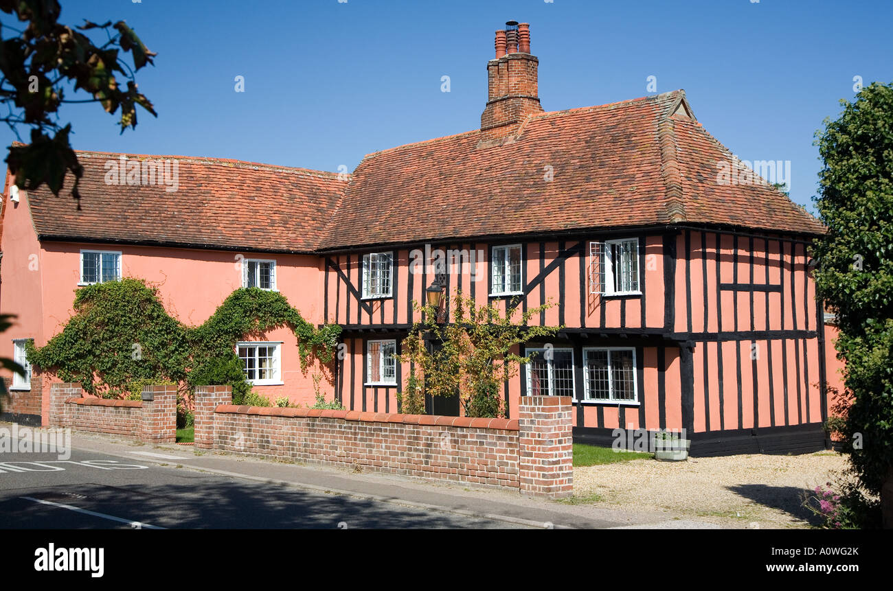 Timber framed house in stoke by nayland hi-res stock photography and ...