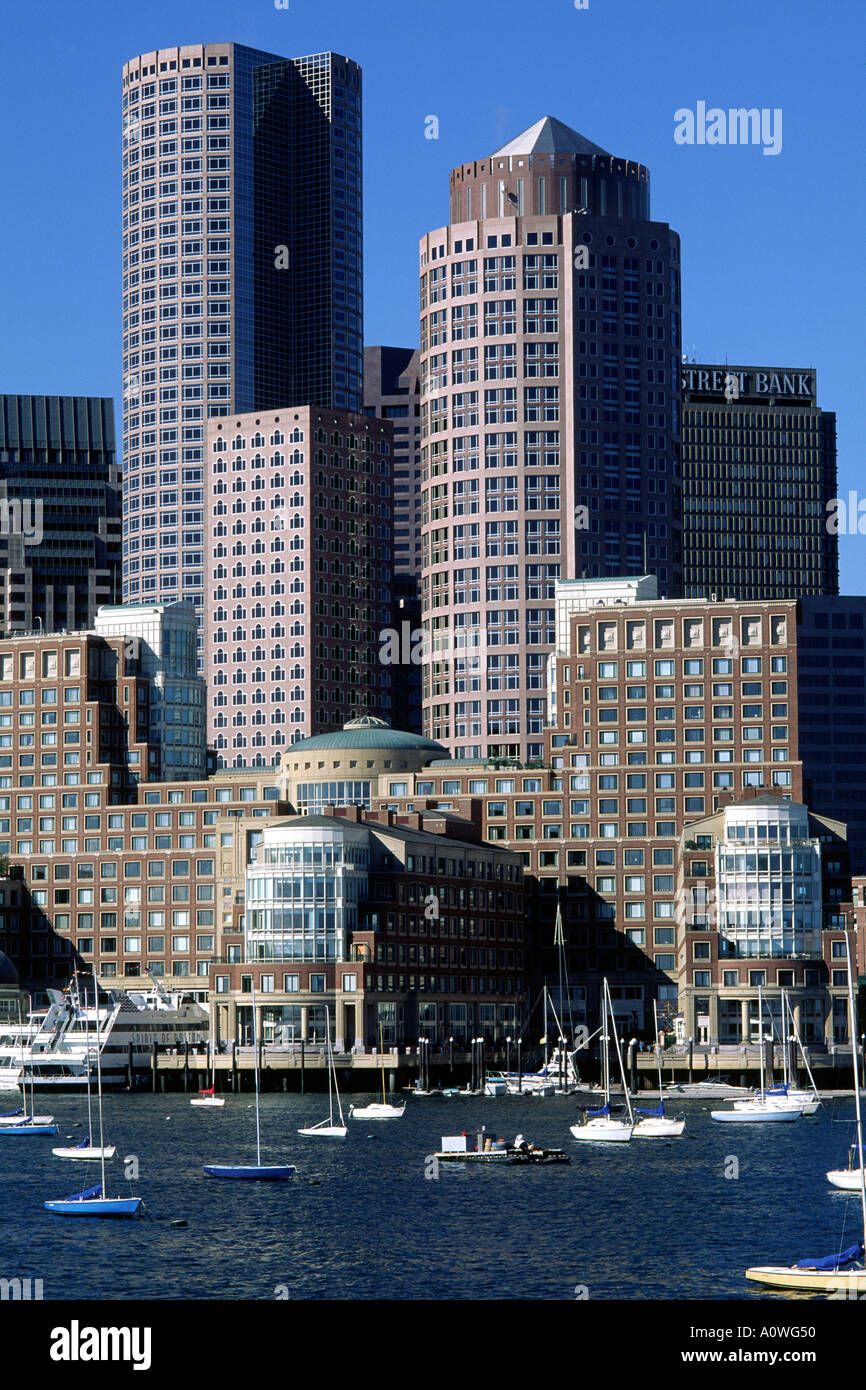 Rowes Wharf downtown Boston Stock Photo - Alamy