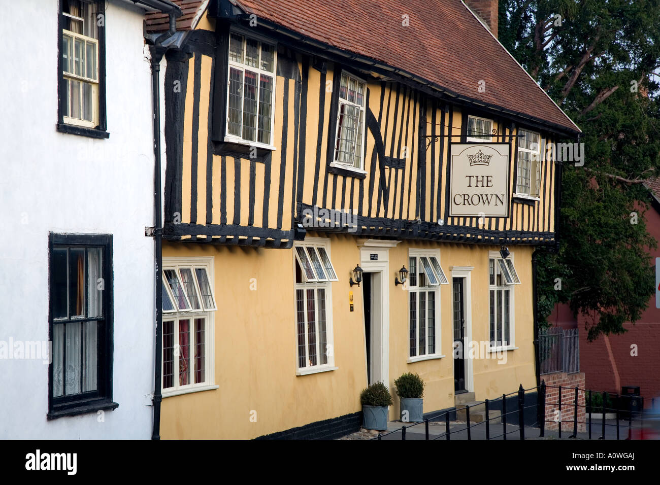 The Crown, Bildeston, Suffolk Stock Photo - Alamy