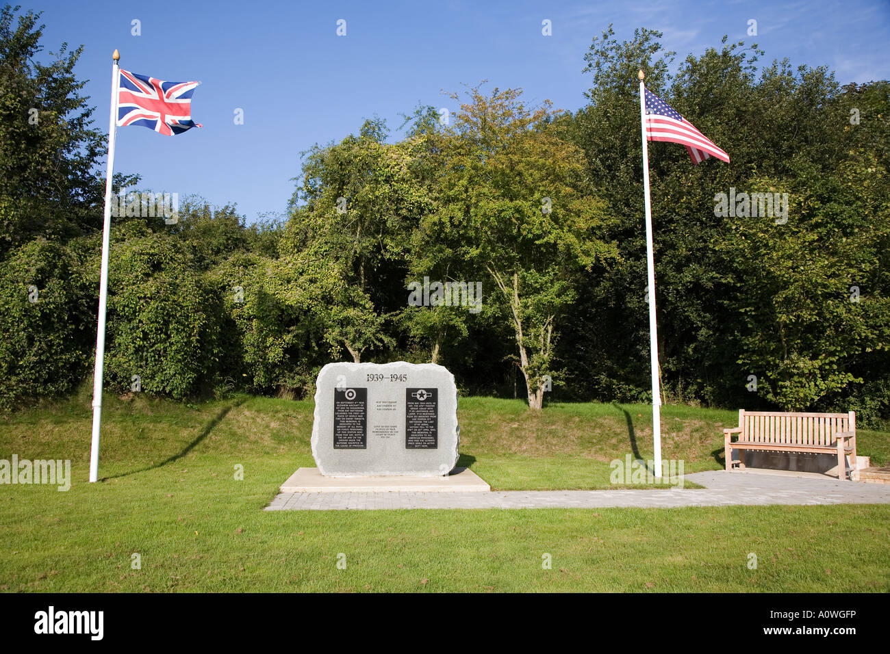Wattisham airfield war memorial Suffolk Stock Photo - Alamy
