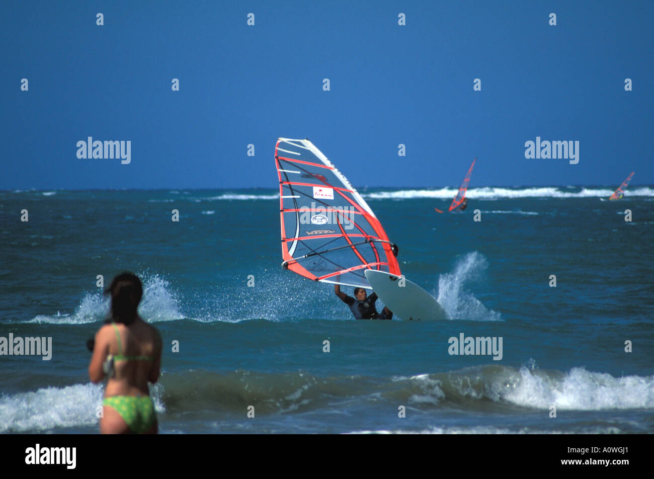 Windsurfing cabarete hi-res stock photography and images - Alamy