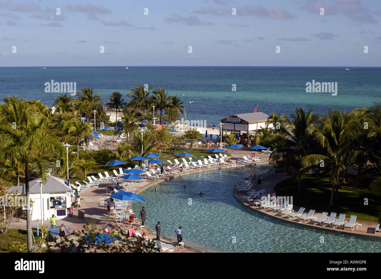 Grand Bahama Island above Radisson Grand Lucayan hotel and swimming ...