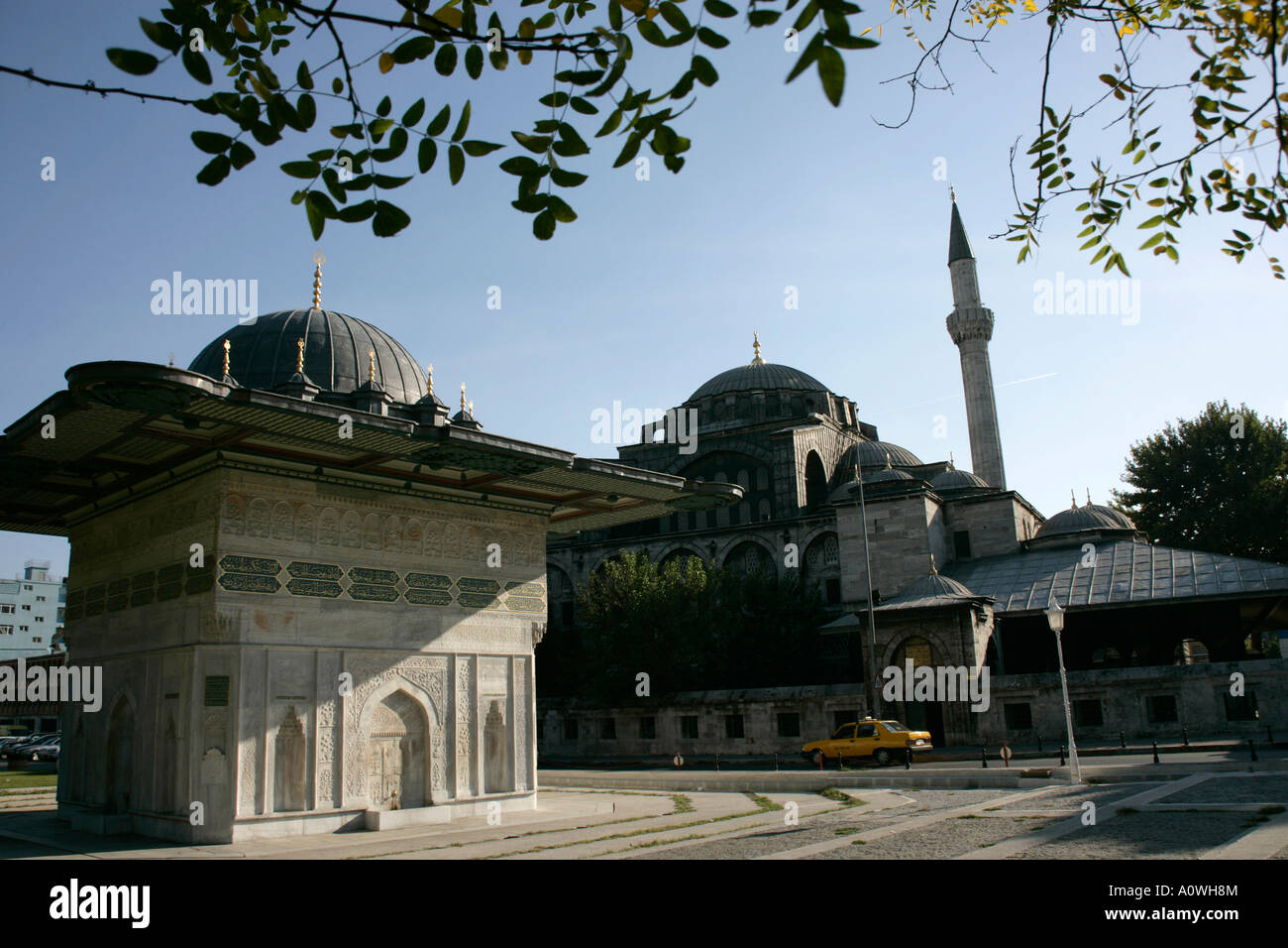 KILIC ALI PASHA MOSQUE AND FOUNTAIN, ISTANBUL, TURKEY Stock Photo - Alamy