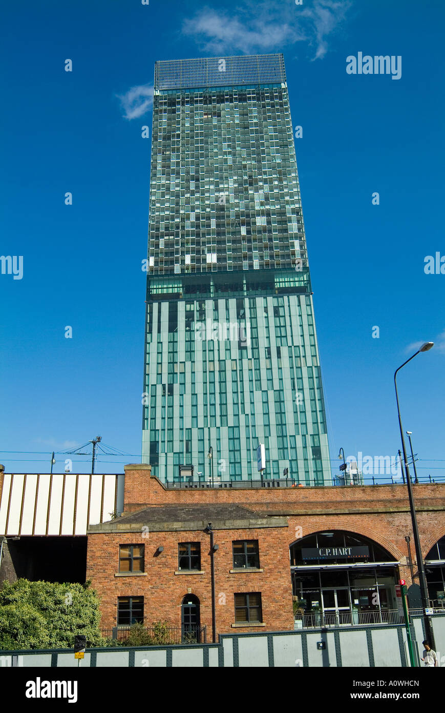 Beetham Tower which is Manchesters tallest building at 47 stories ...
