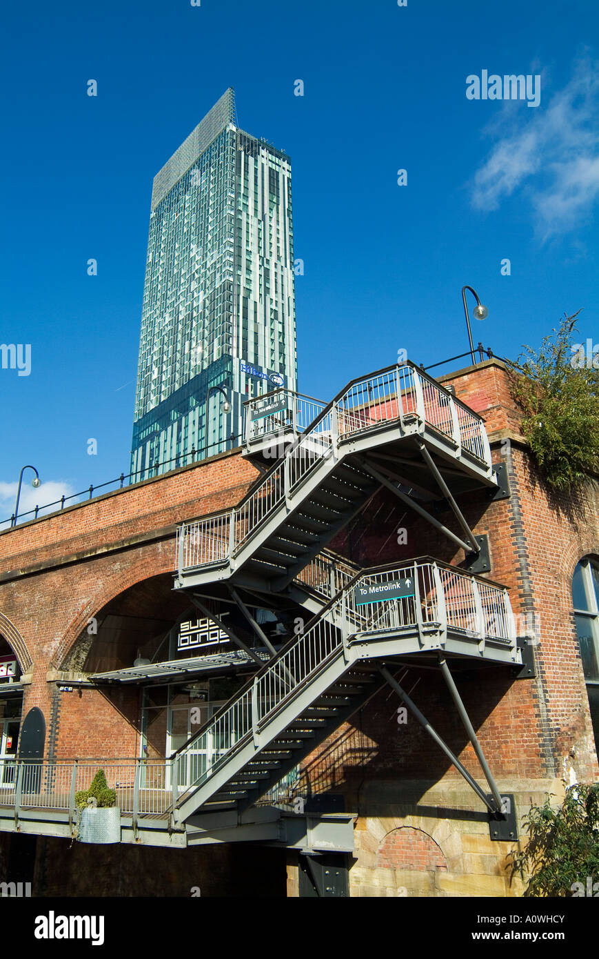 Beetham Tower which is Manchesters tallest building at 47 stories ...