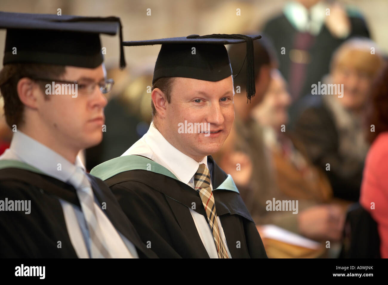 Students graduation ceremony, UK Stock Photo - Alamy