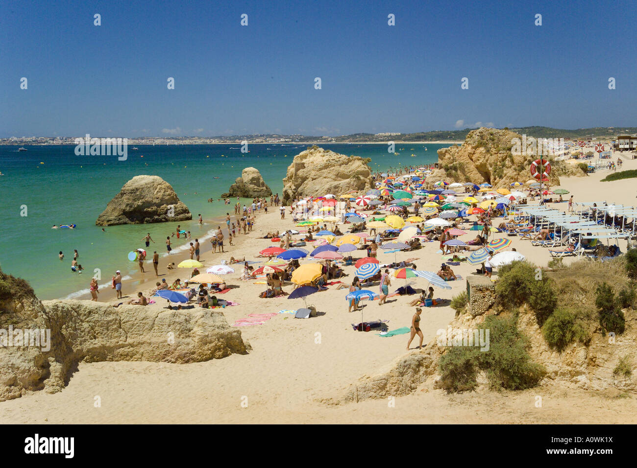 Portugal the Algarve, Praia de Alvor Stock Photo - Alamy