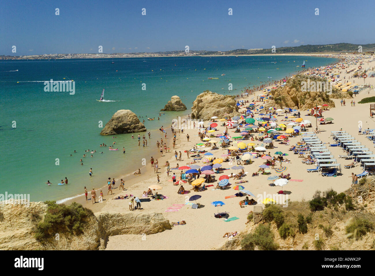 Portugal the Algarve, Praia de Alvor Stock Photo - Alamy