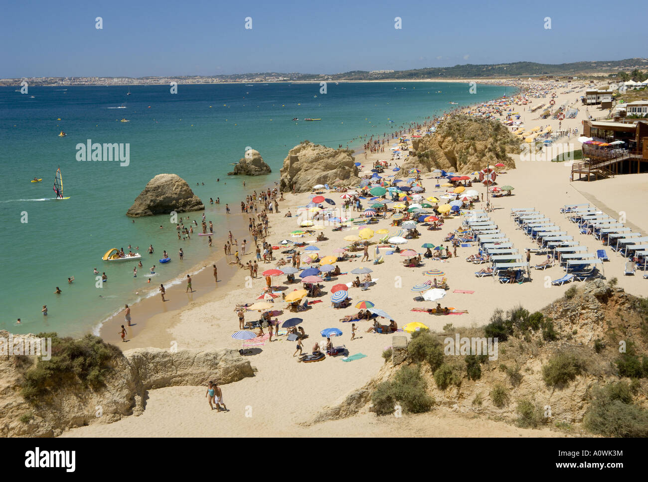 Portugal the Algarve, Alvor beach Stock Photo - Alamy