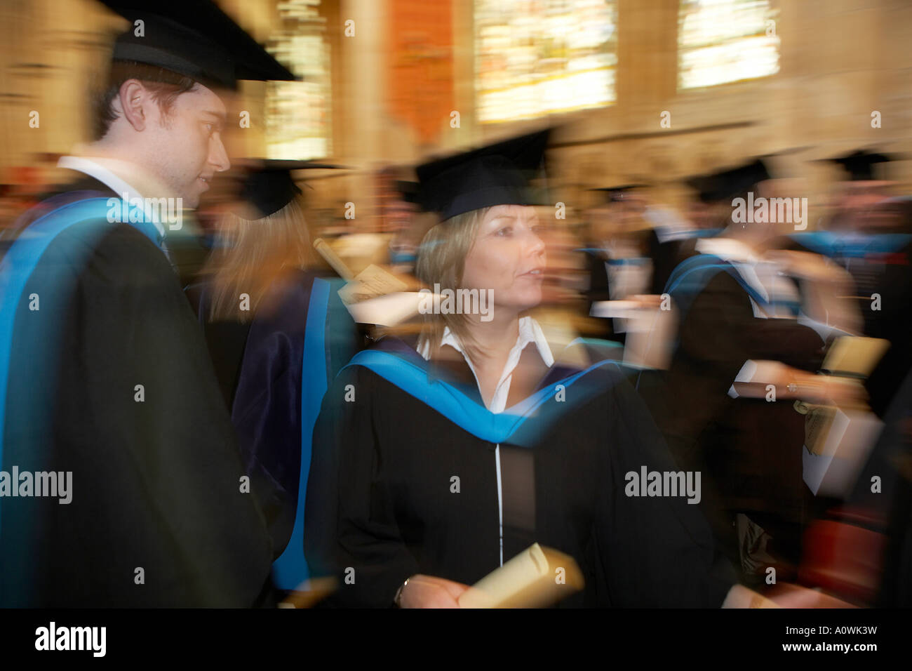 Students graduation ceremony, UK Stock Photo - Alamy