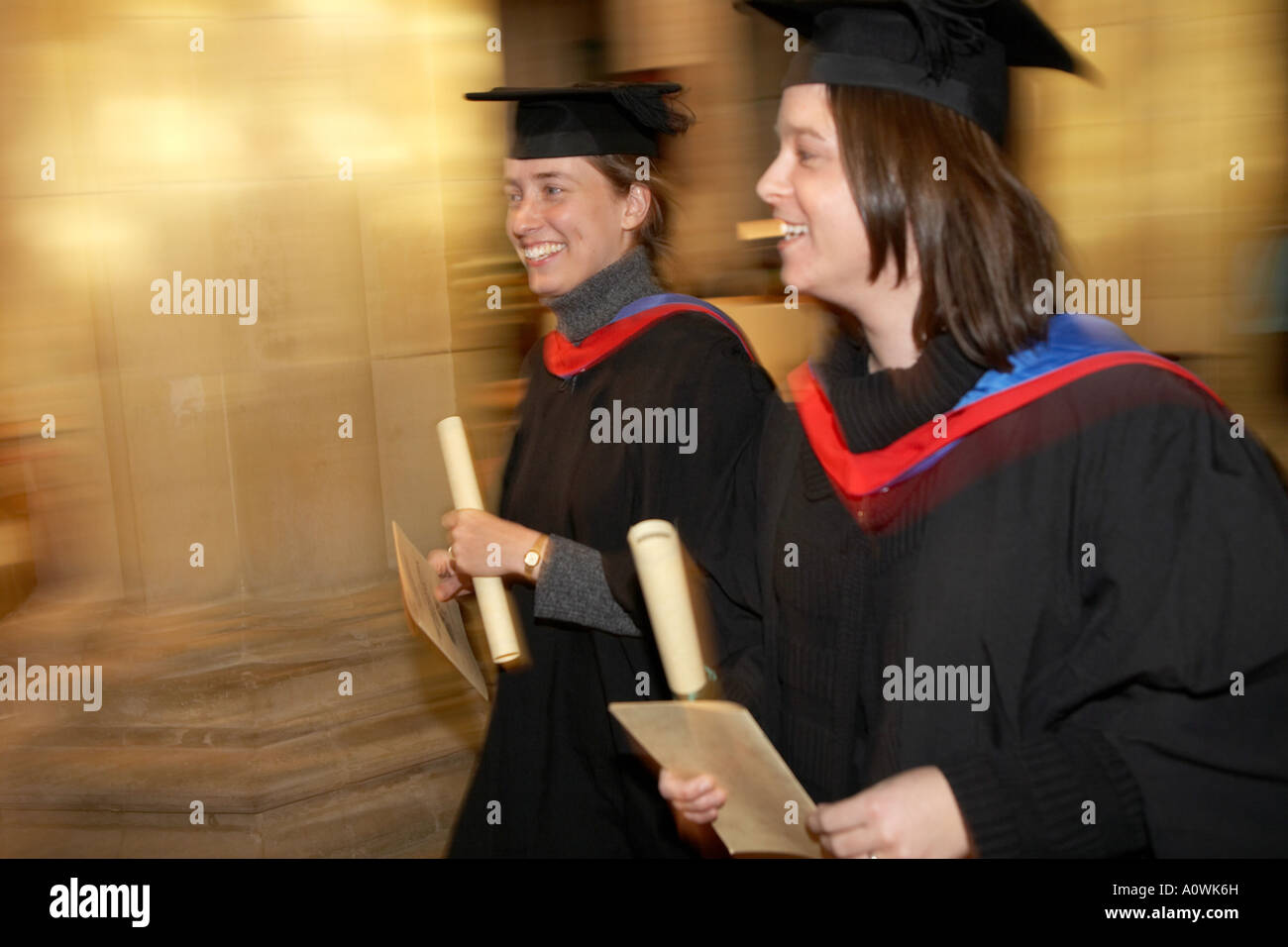 Students graduation ceremony, UK Stock Photo - Alamy