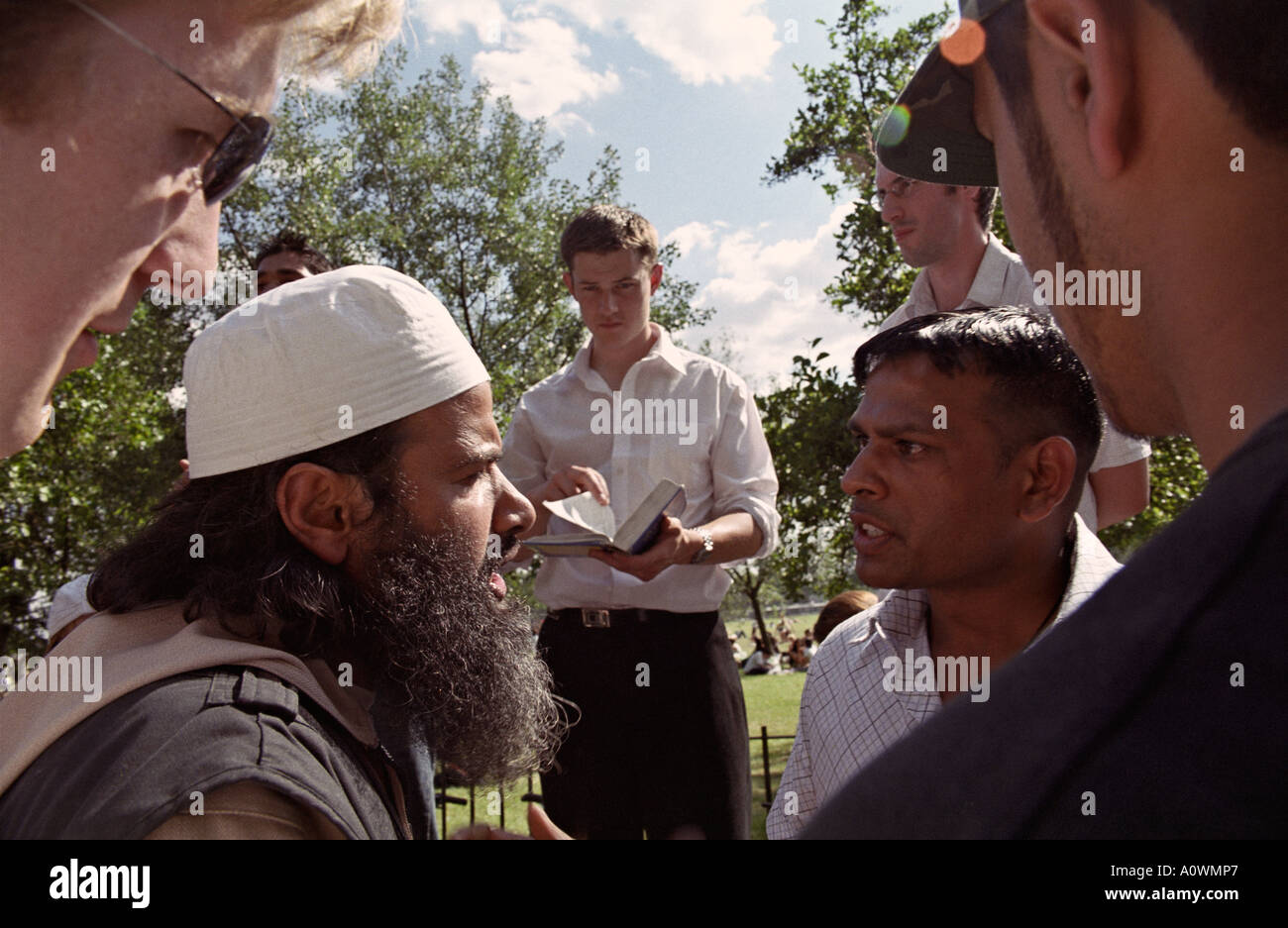 United Kingdom, England, London. Speakers Corner at Hyde Park Religious ...