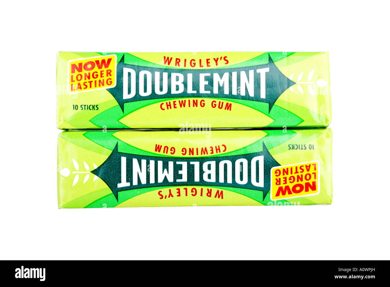 Packet chewing gum wrigleys spearmint Cut Out Stock Images & Pictures ...