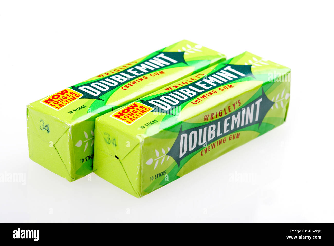 Packet chewing gum wrigleys spearmint hi-res stock photography and ...