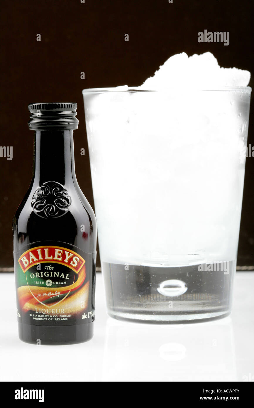 Cream Liqueur Stock Photo - Alamy