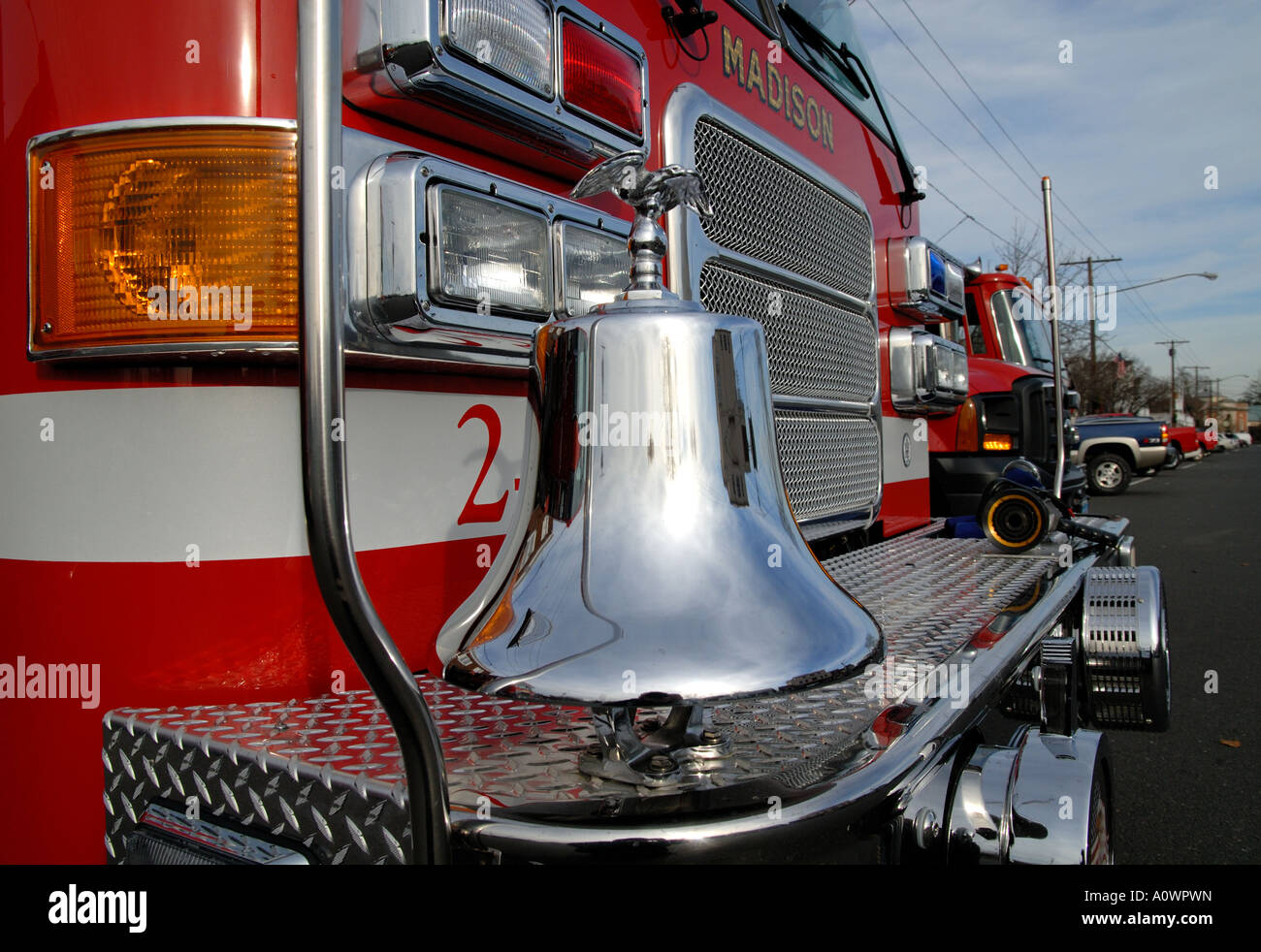 Fire engines in Madison, Connecticut Stock Photo - Alamy