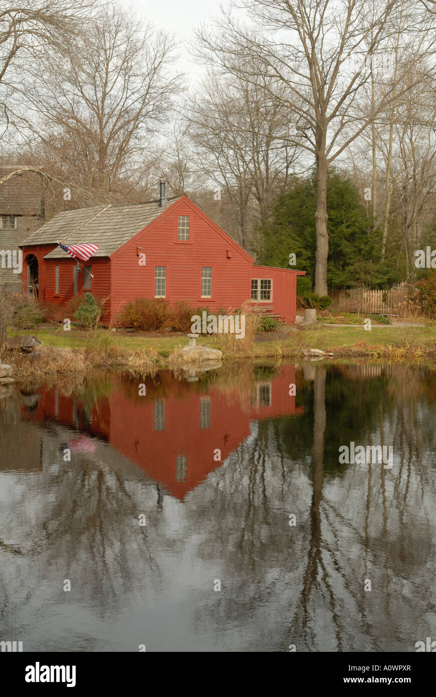 A barn in Connecticut, New England Stock Photo - Alamy