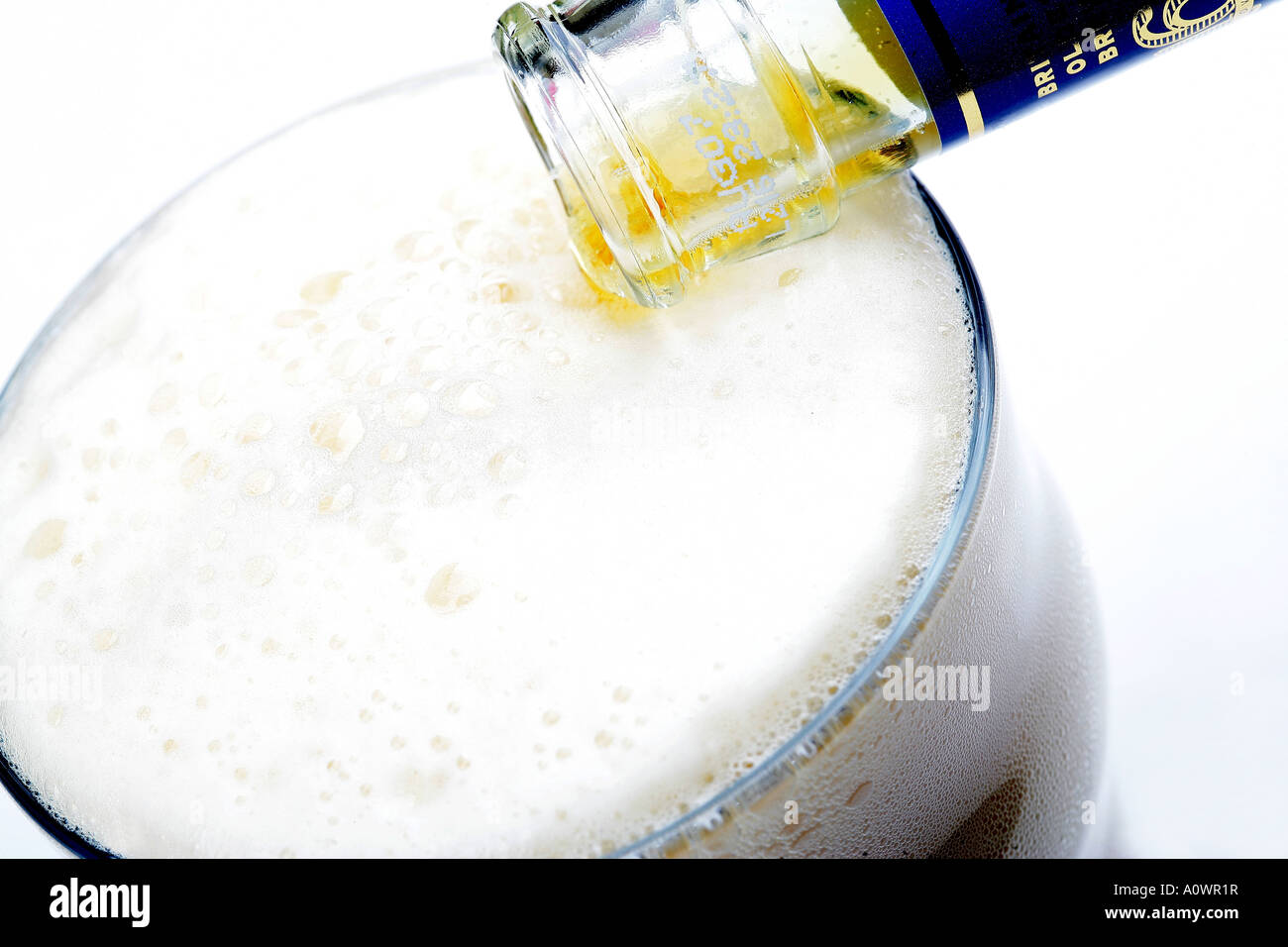 Pouring a Pint Stock Photo - Alamy