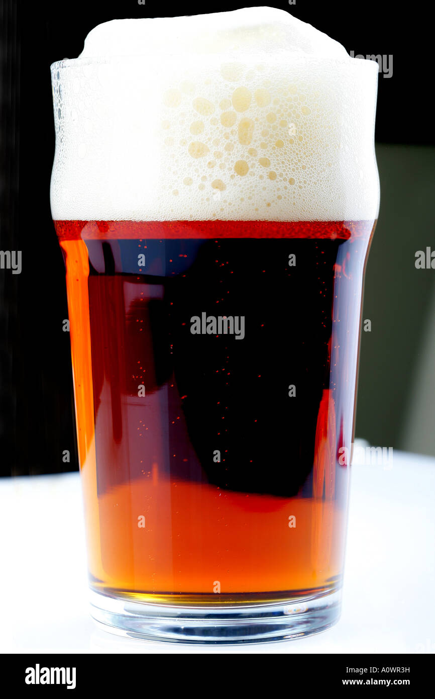 Pint of Beer Stock Photo - Alamy