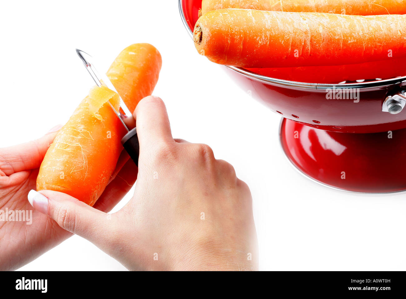 Carrot skins hi-res stock photography and images - Alamy