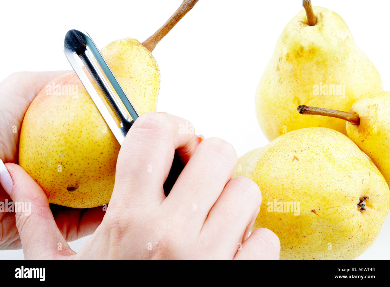 Peeling pears hi-res stock photography and images - Alamy