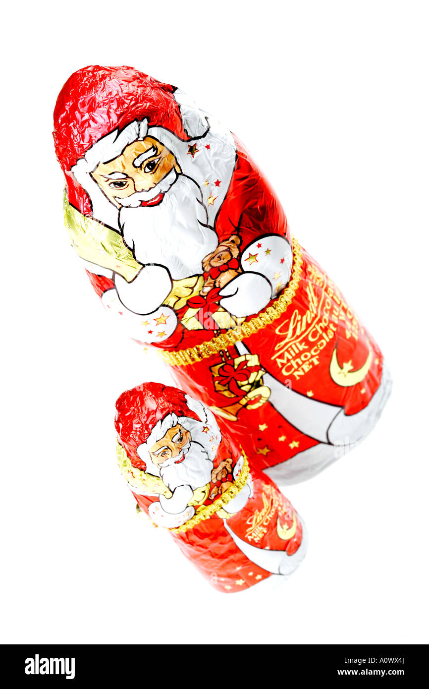 Chocolate santa hi-res stock photography and images - Alamy