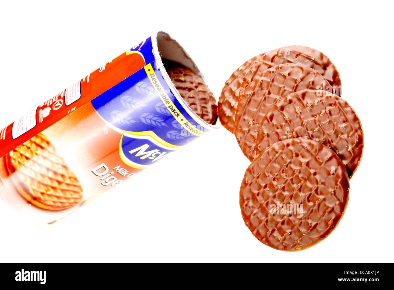 Tin of Biscuits Stock Photo - Alamy