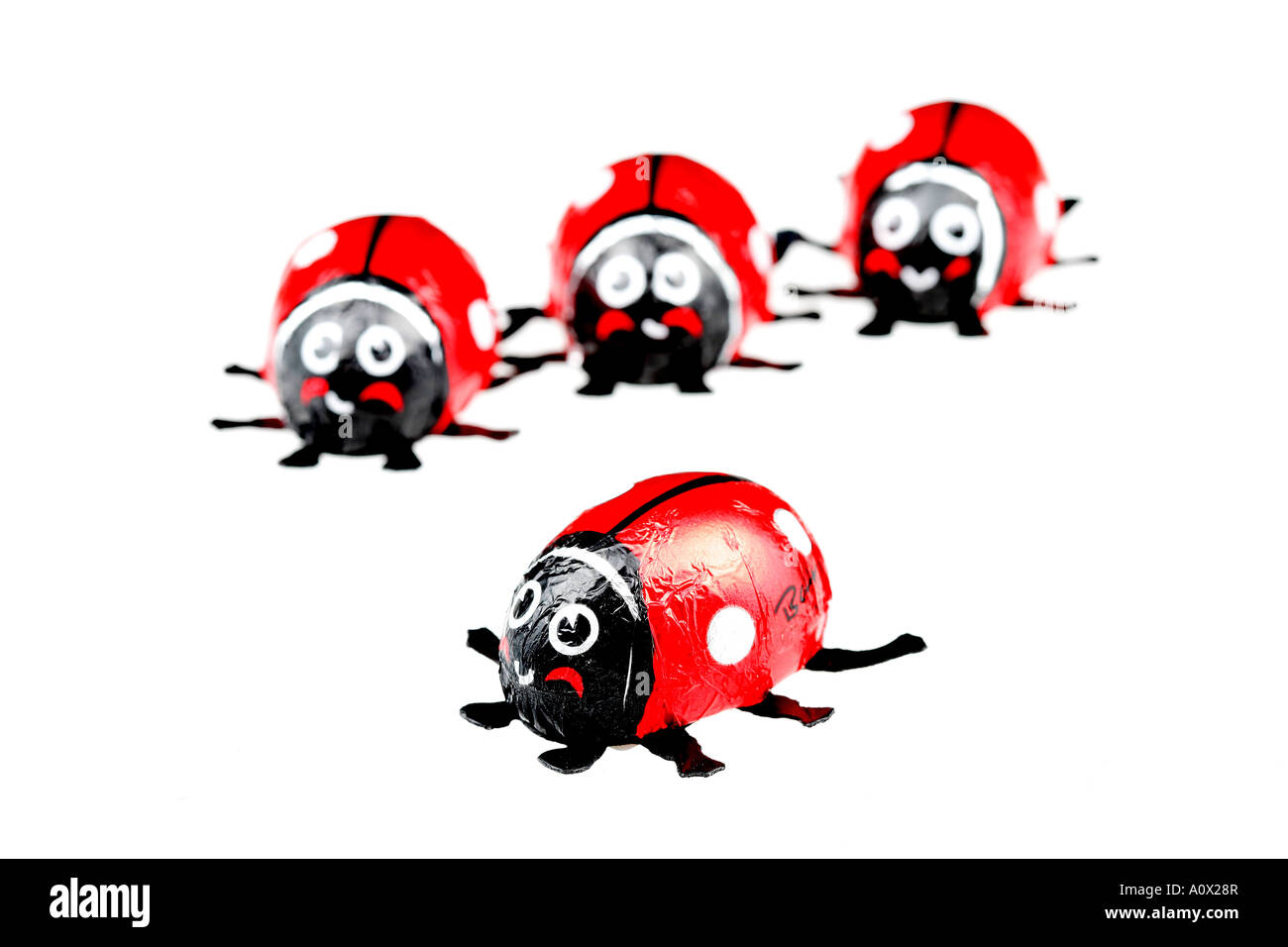 Chocolate ladybug Cut Out Stock Images & Pictures - Alamy