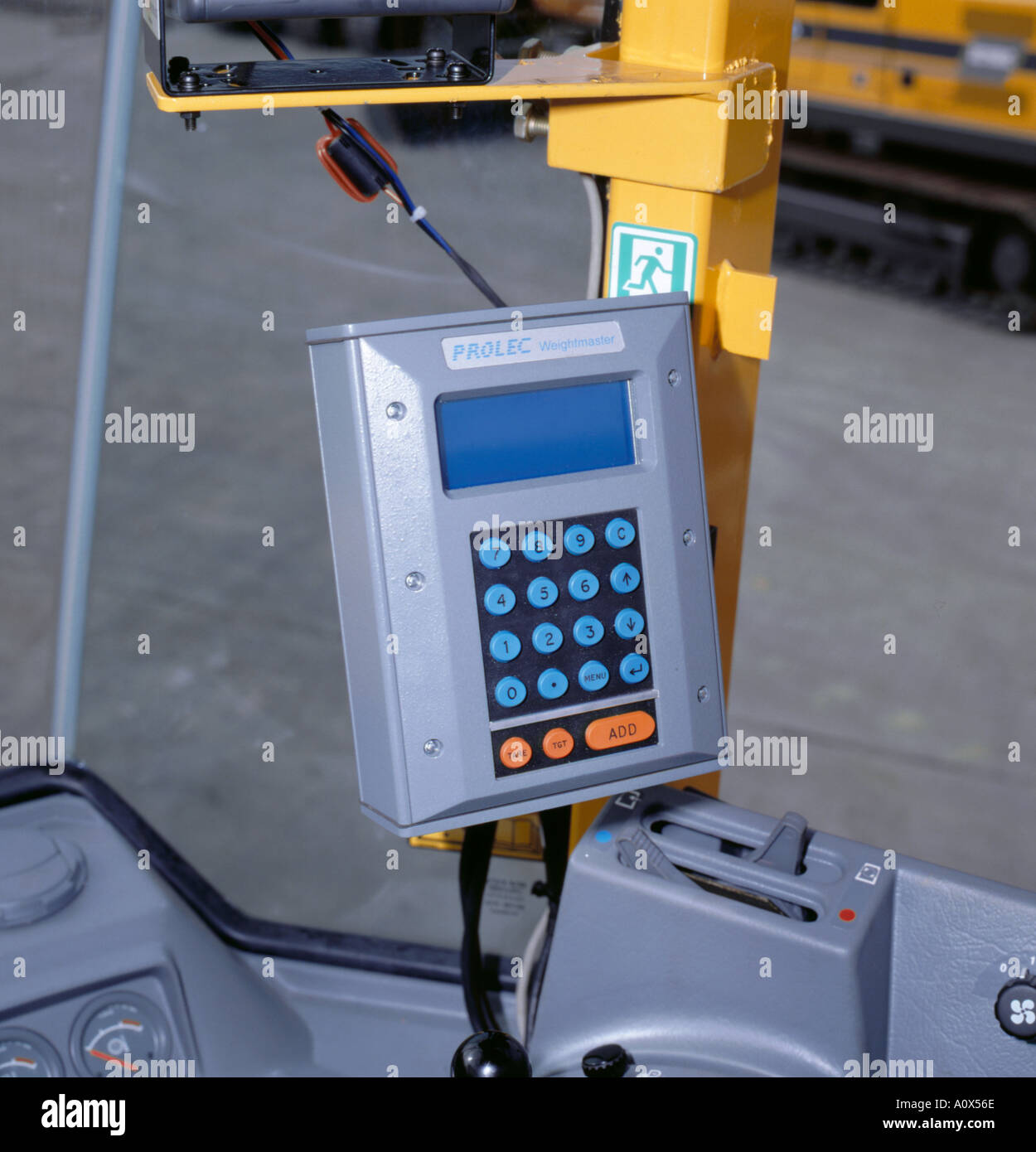 Industrial safety; Prolec Weighmaster onboard weighing computer on a ...