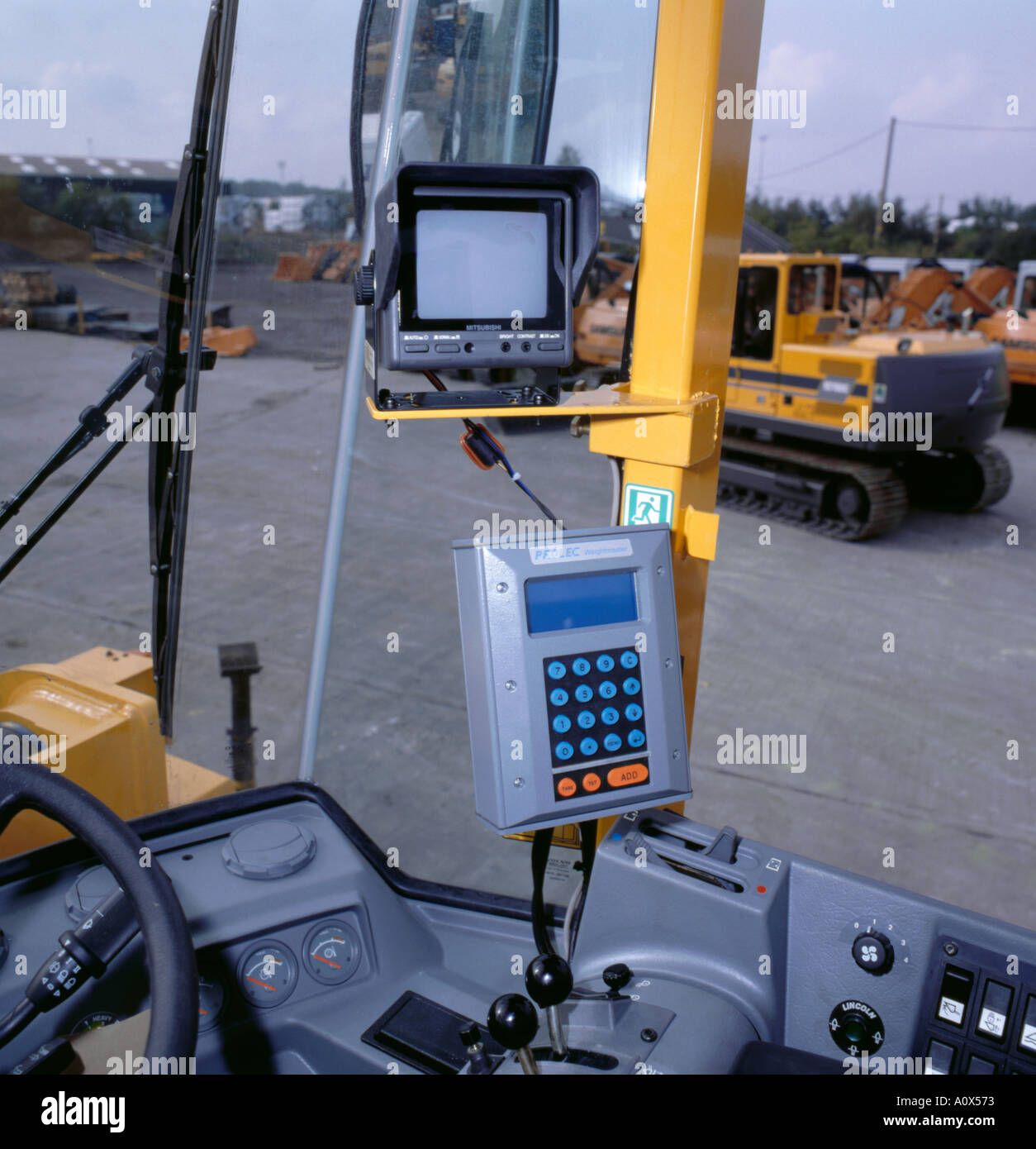 Industrial safety; Prolec Weighmaster onboard weighing computer on a ...